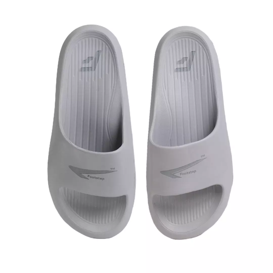 Jual Foot Step Footstep Footwear Sandal Pria Slide Hocky Grey Original ...