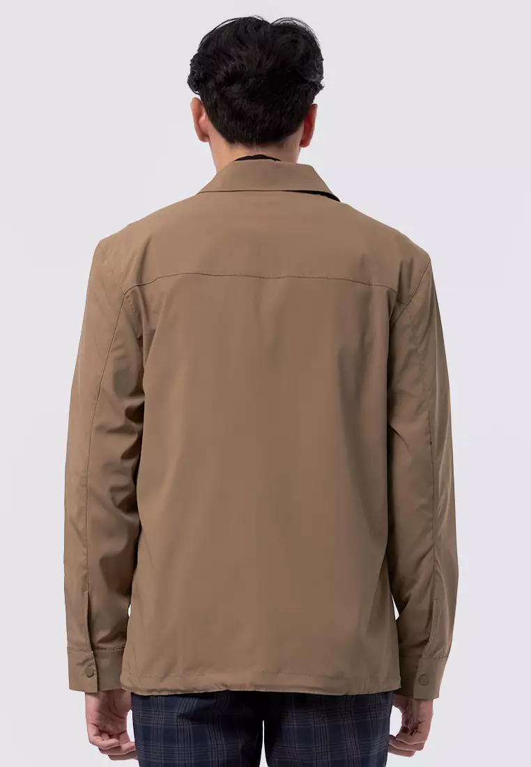 Jual Executive 4-Way Stretch Overshirt Jacket Original 2025 | ZALORA ...