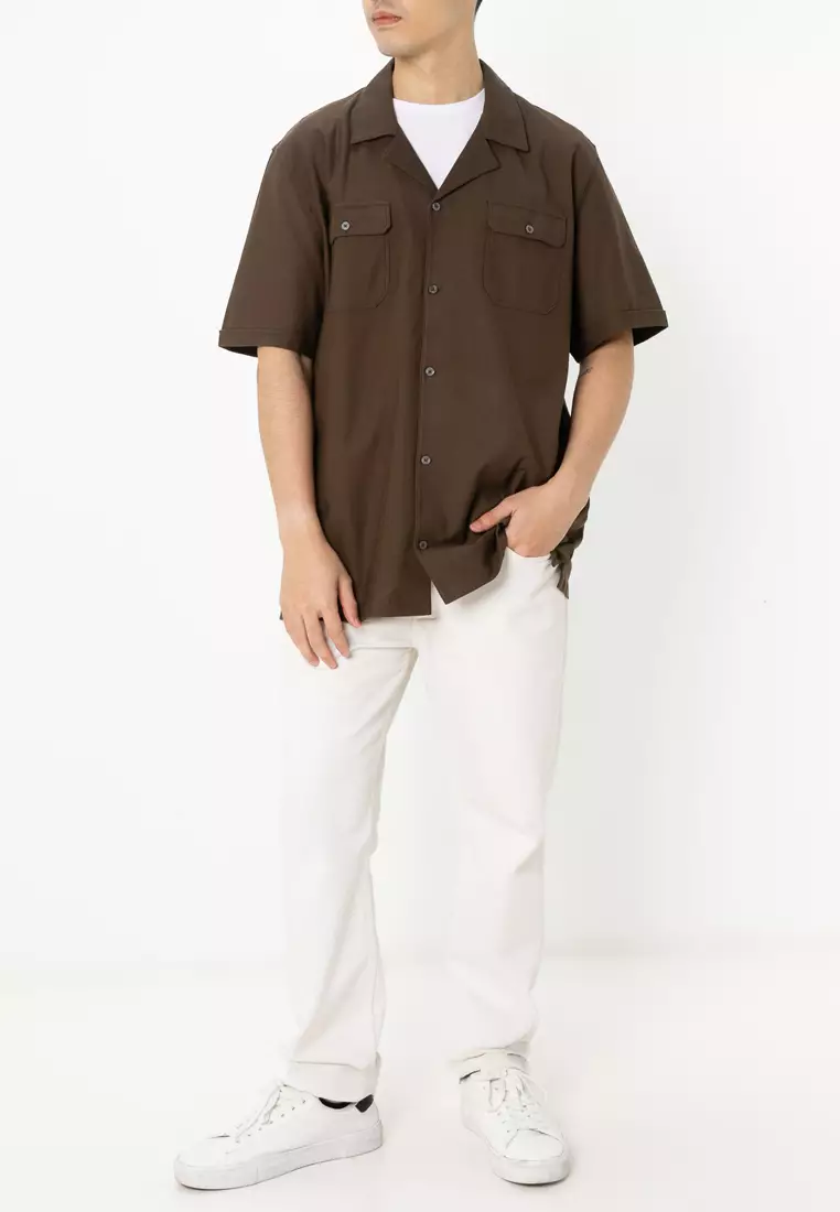 Massimo Dutti Microsarga Diagonal Shirt 2025 | Buy Massimo Dutti Online ...