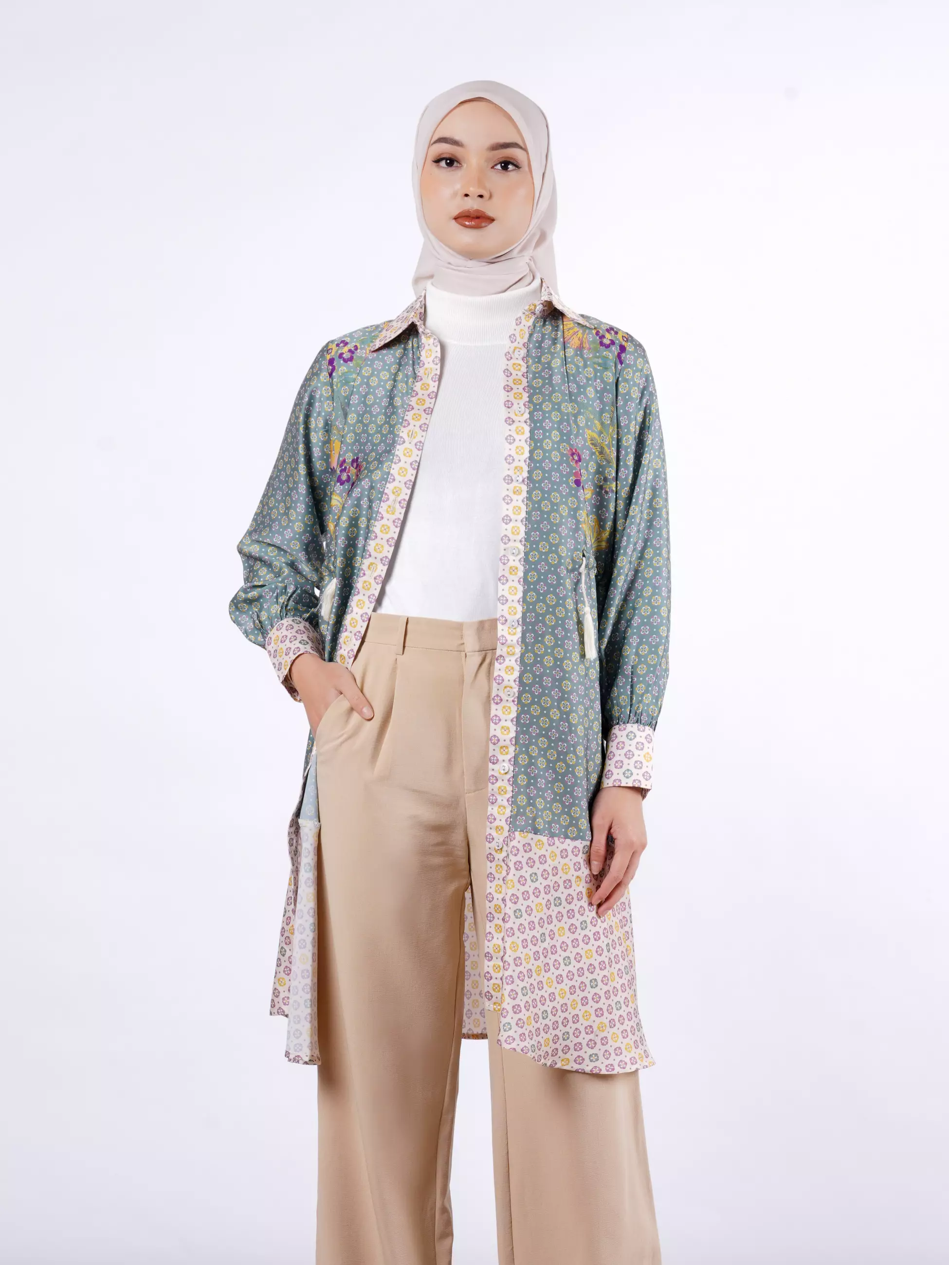 Jual Aleza Aleza - Mica Tunic Green Original 2025 | ZALORA Indonesia