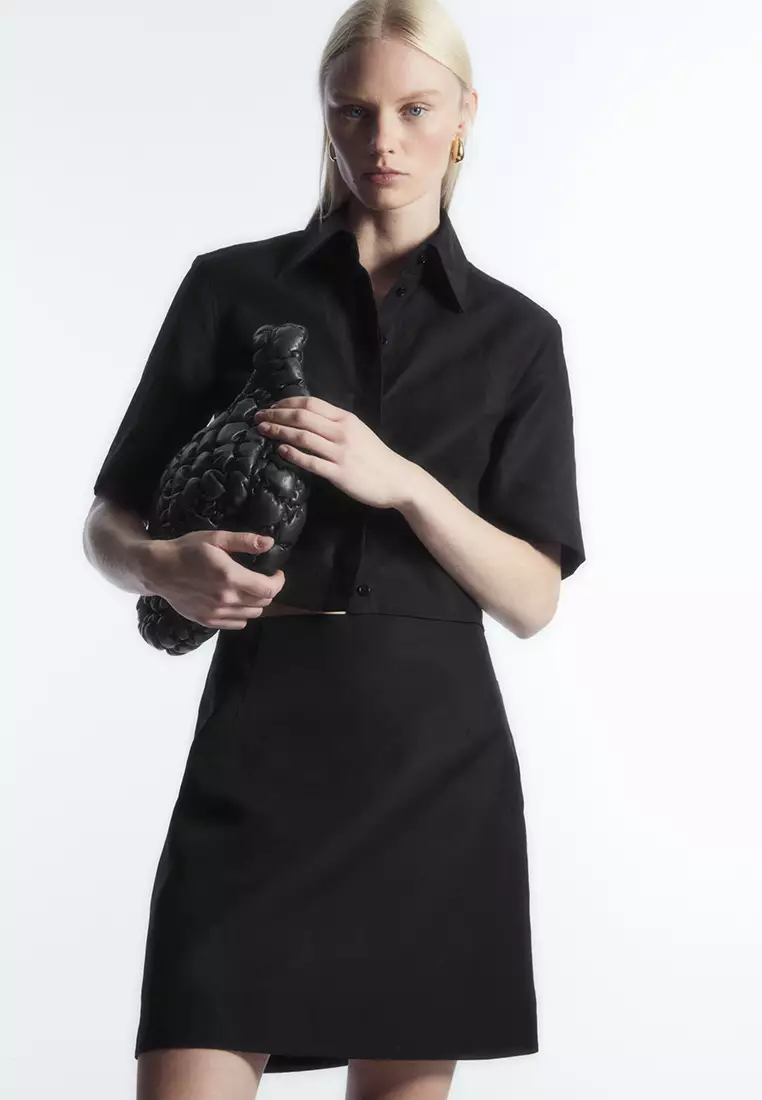 Buy COS Textured A-Line Mini Skirt 2025 Online | ZALORA Philippines