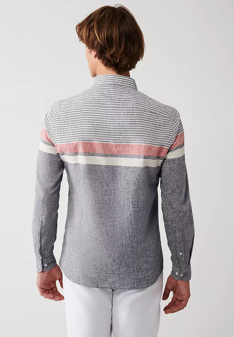 Buy Avva Slim Fit Long Sleeves Shirt 2025 Online | ZALORA