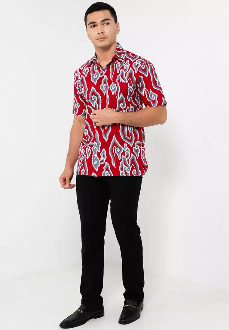 Buy TUSCA Eusoff Short Sleeve Batik Shirt Online | ZALORA Malaysia