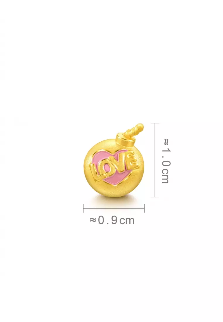 Buy Chow Sang Sang 999 24K Solid Gold Mini Charm Love Dynamite Charm ...