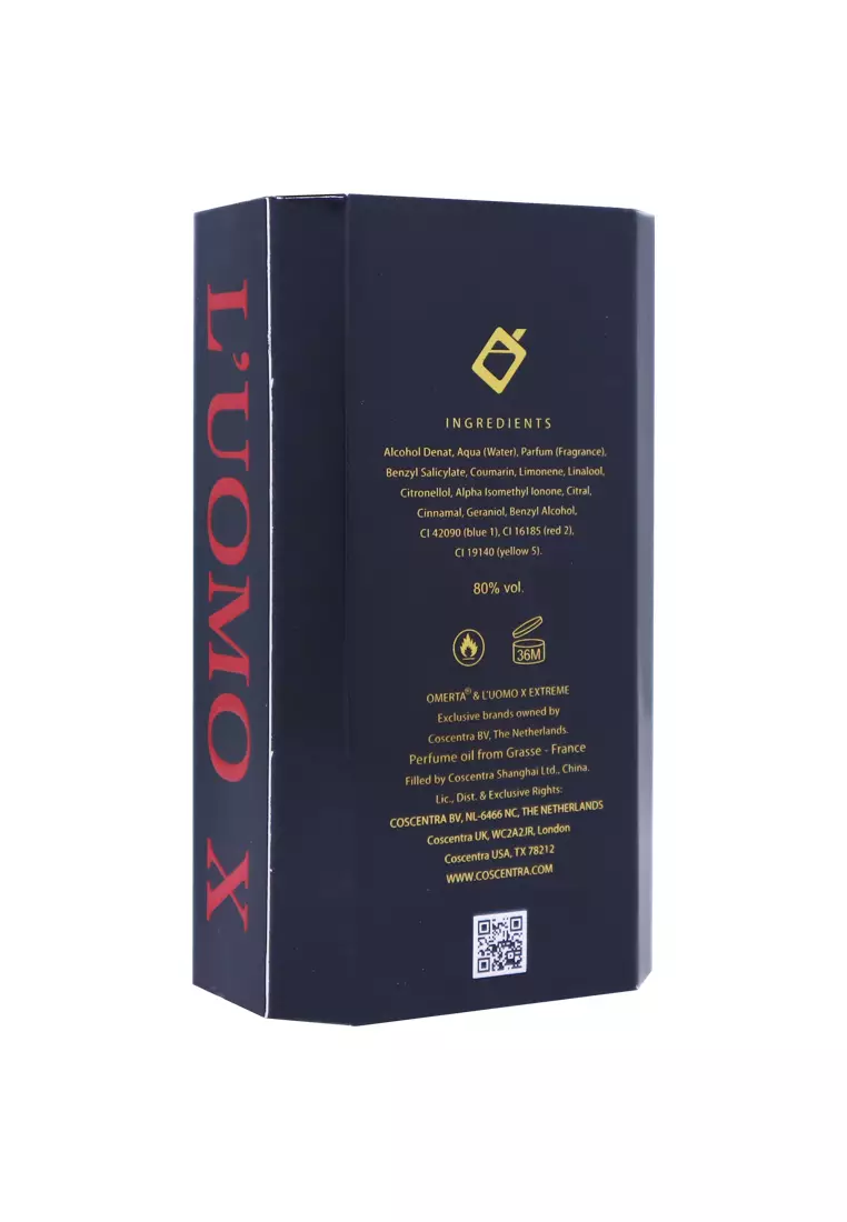 Jual OMERTA Omerta L'Uomo X Extreme Man 100 ML Original 2025 | ZALORA ...