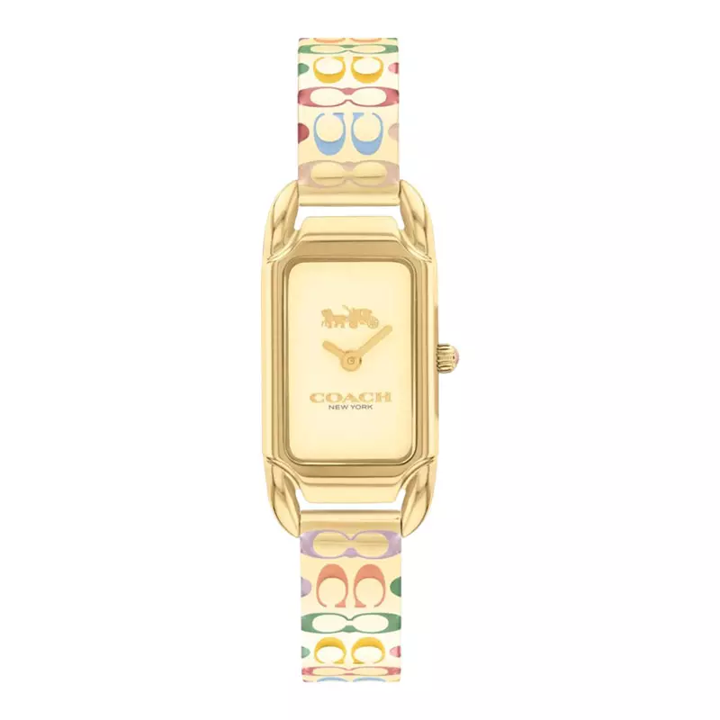 Jual COACH Jam Tangan Wanita Coach Cadie 14504195 Ladies Gold Dial Gold ...