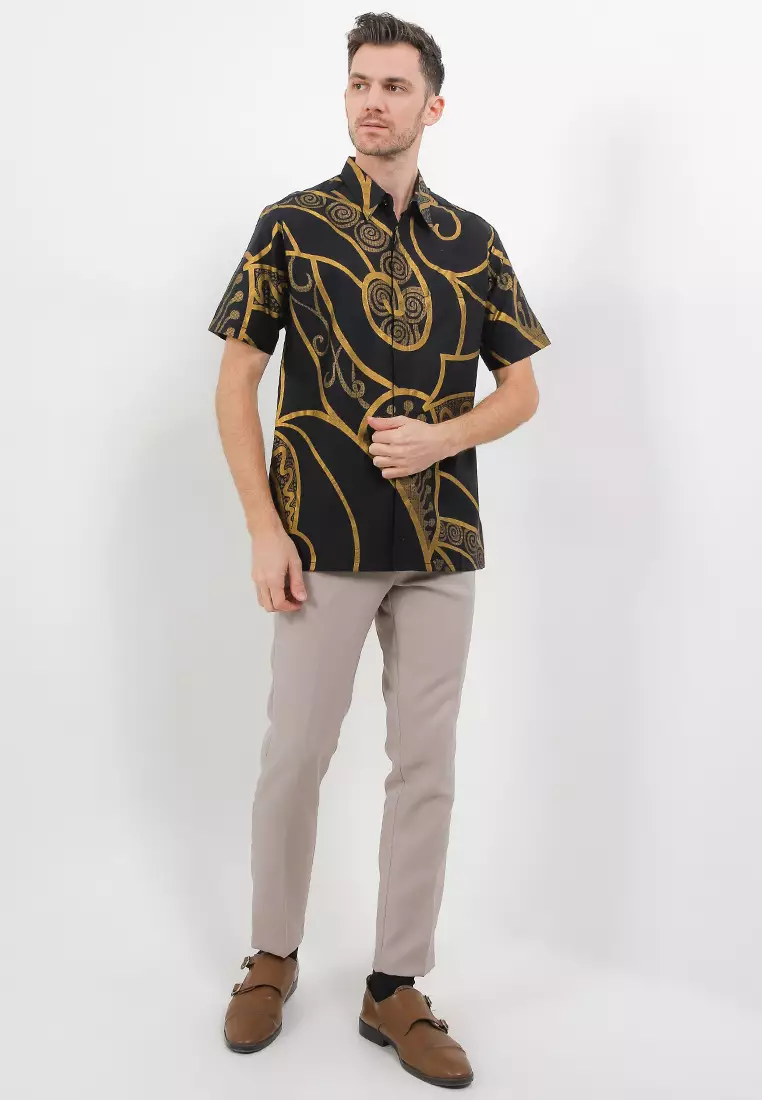 Jual ARJUNA WEDA Hem Body Fit Batik Motif 7 Original 2025 | ZALORA ...
