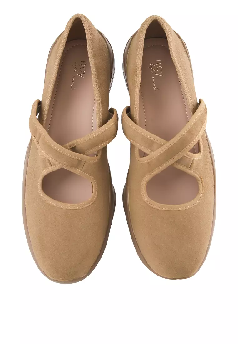 Jual NCY OCTAVIA J2585-2 FLAT SHOES BROWN Original 2026 | ZALORA ...
