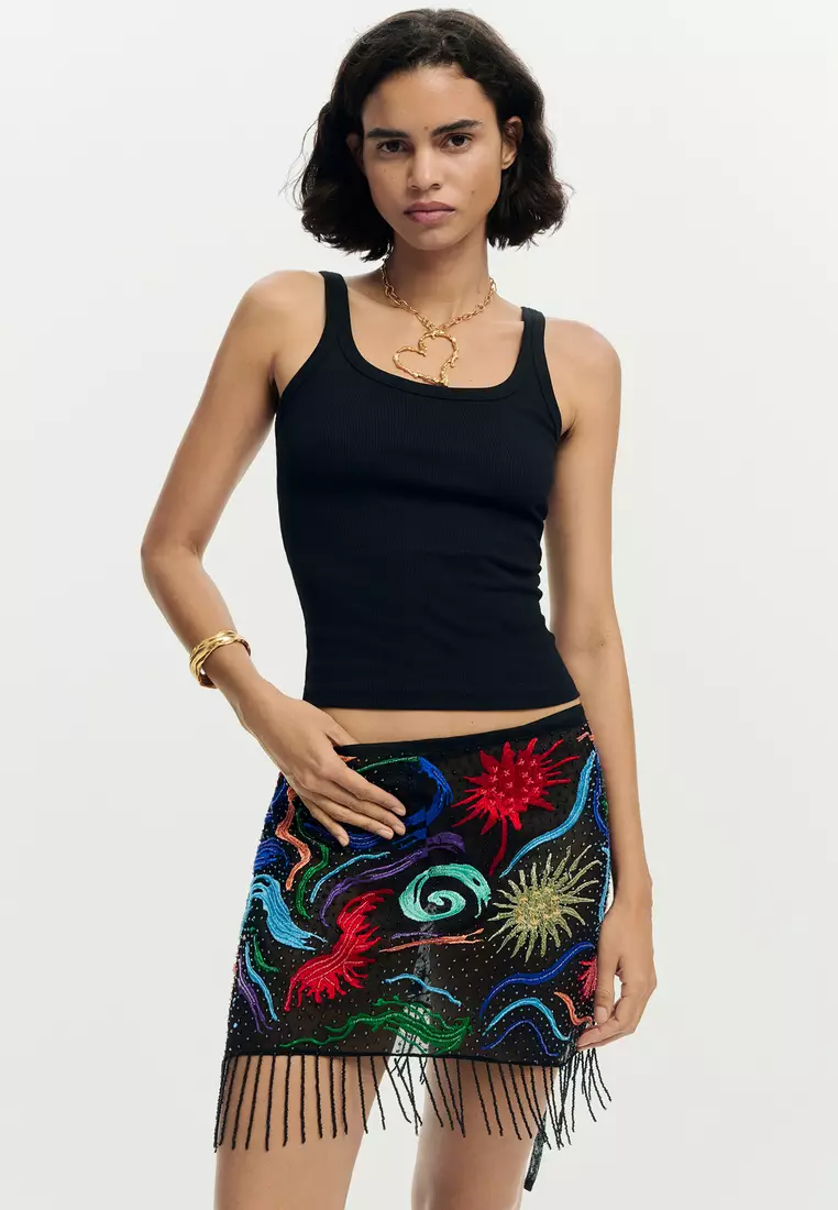 Buy Desigual Short printed pareo 2026 Online | ZALORA