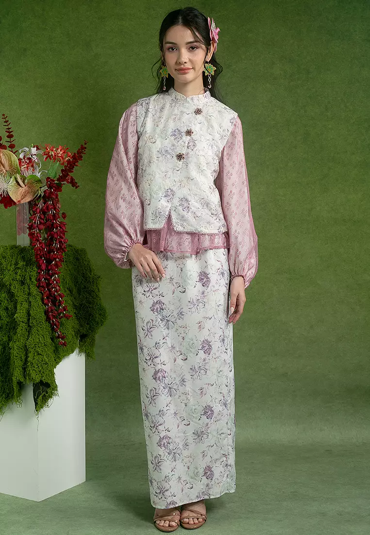 Buy Lubna Hana Kurung Modern Embroidered Set 2026 Online | ZALORA ...