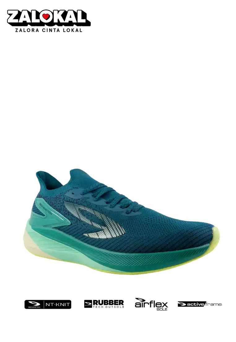 Jual 910 910 Nineten Haze Infiknit 1.0 Sepatu Lari -TEAL/MINT/LIME ...