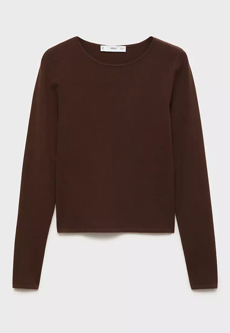 Jual Mango Fine-Knit Fitted Sweater Original 2025 | ZALORA Indonesia