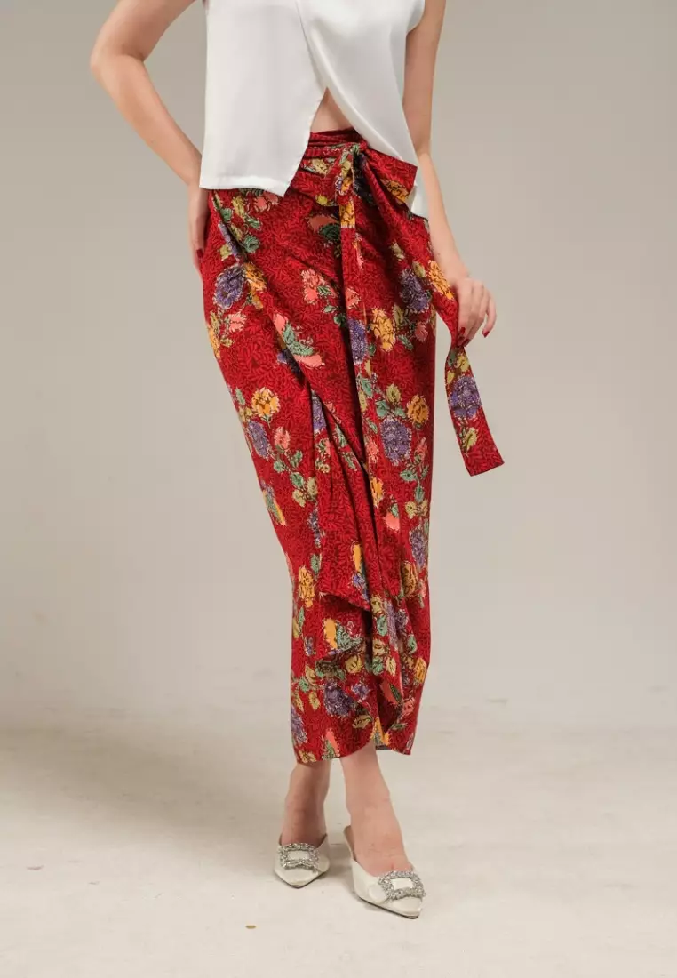 Jual KICHI BATIK Alta Wrapskirt Original 2025 | ZALORA Indonesia