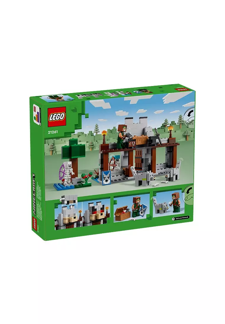 Buy LEGO® Minecraft 21261 The Wolf Stronghold, Age 8+, Building Blocks ...