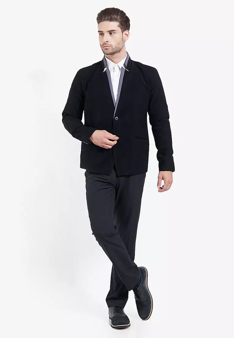 Jual Crows Denim Crows Denim - Blazer Matrix Double Kancing Original ...