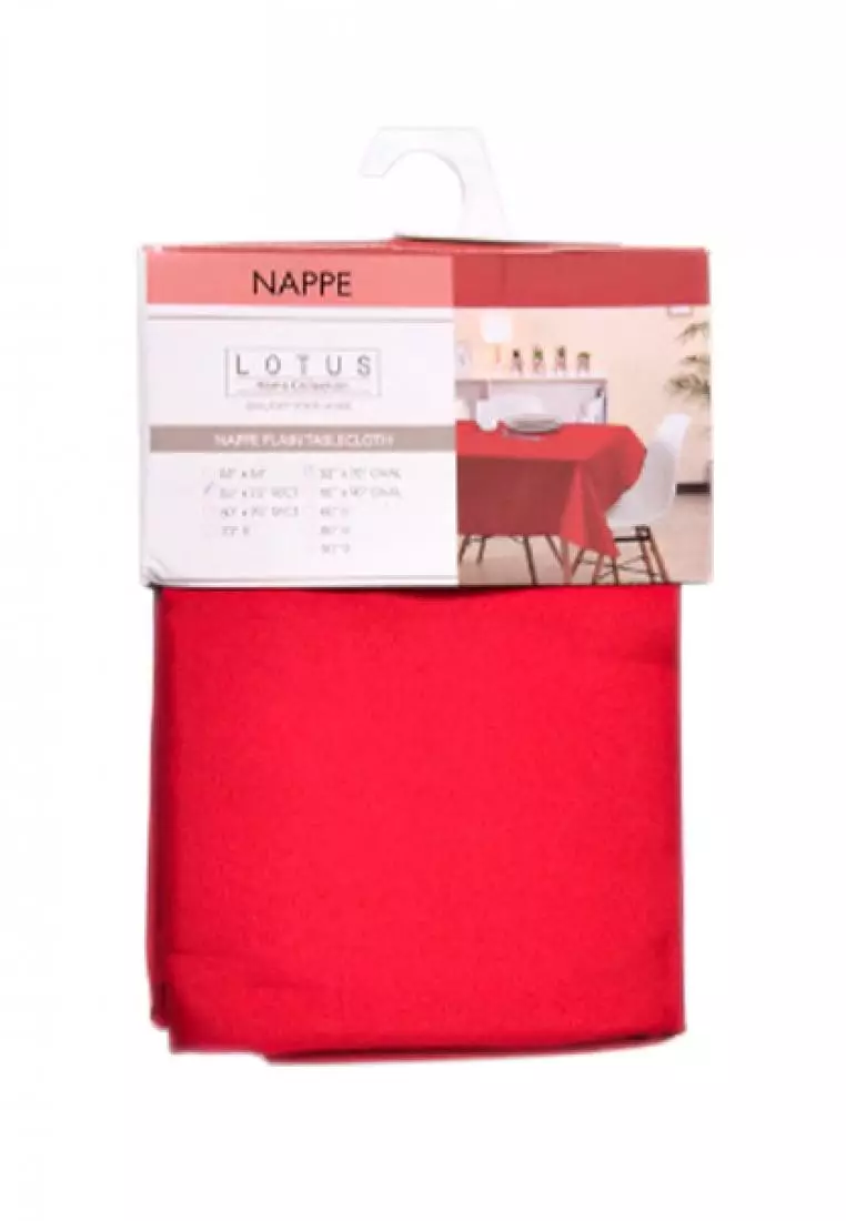 Buy The Landmark Lotus Home Collection Rectangular Table Cloth Nappe 60 ...