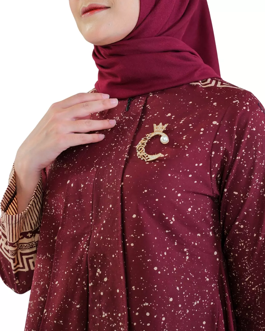 Jual Catalia Batik Nisya Maroon Setelan Batik by Catalia Batik Original ...