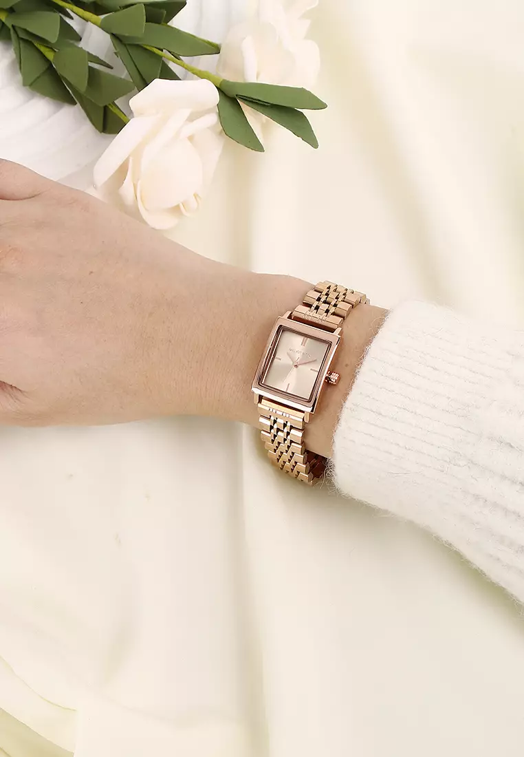 Buy Milliot & Co Sima Rose Gold Stainless Steel Analog Watch Online ...
