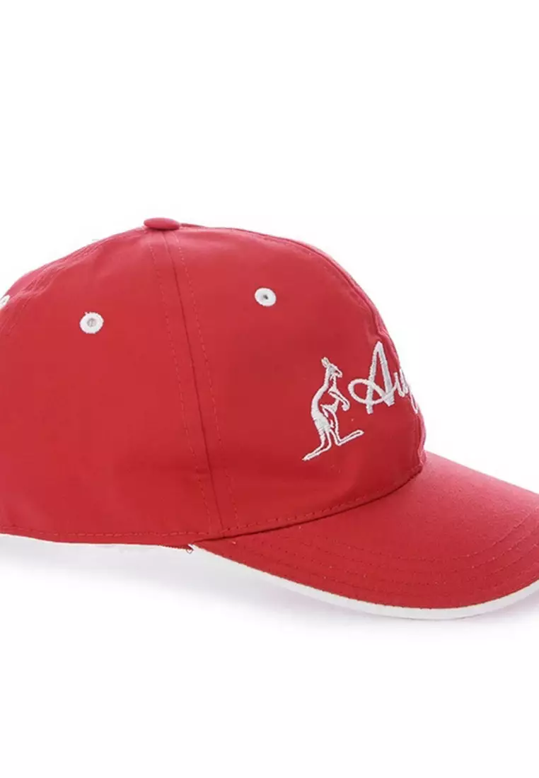 Buy GCDS Australian Baseball Cap in Red for UNISEX 2025 Online | ZALORA