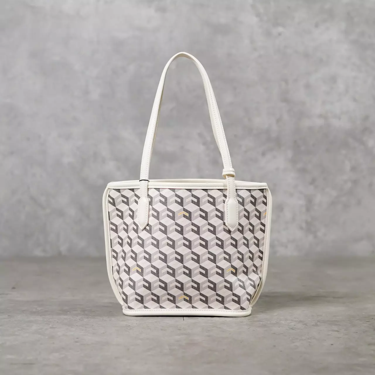 Jual Christy Ng Tas CHRISTY NG RUSSO MONOGRAM PATTERN IVORY WHITE TOTE ...