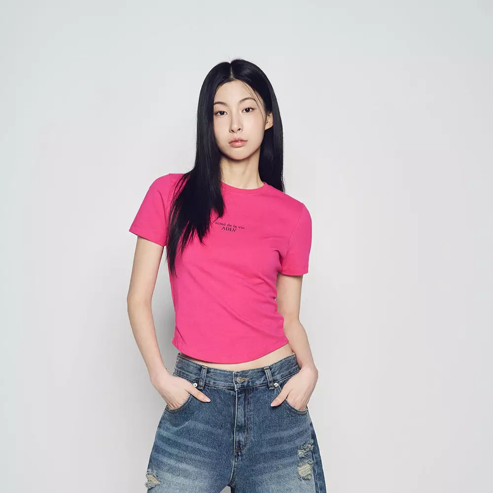 Jual Acme De La Vie BASIC LOGO HEM LINE CROP SHORT SLEEVE T-SHIRT HOT ...