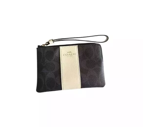 Jual Coach 58035 Corner Wristlet Zip Sig Denim Multi Original 2026 ...