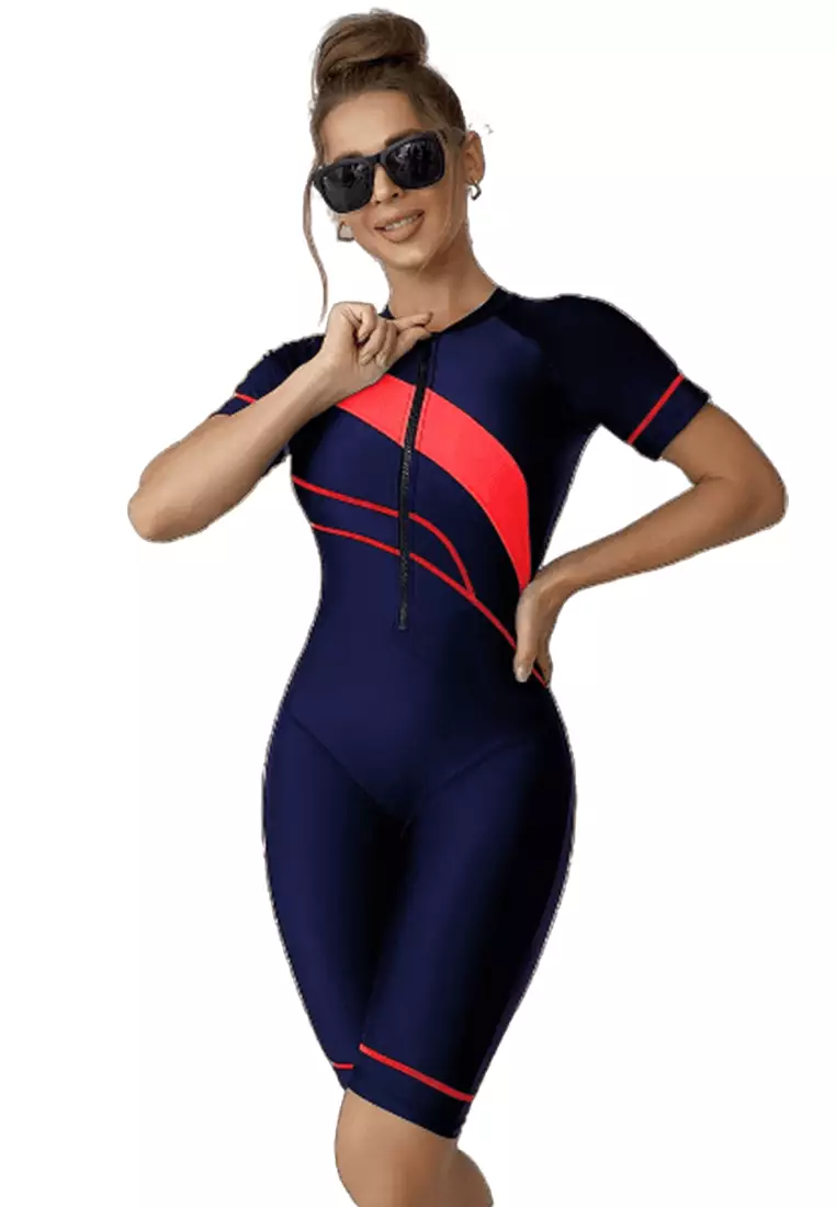 Buy LYCKA LYX2463 European Lady One Piece Swimwear Red Online | ZALORA ...