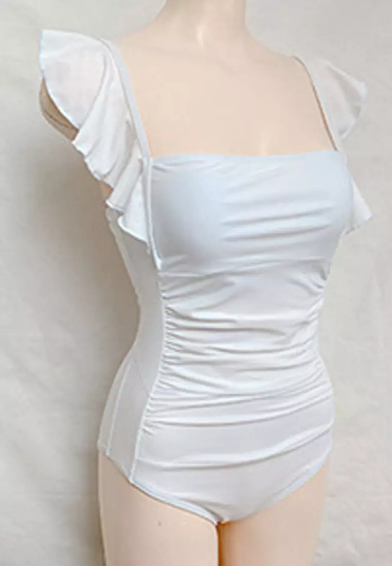 Buy Halo Ruffles One Piece Swimsuit 2025 Online | ZALORA