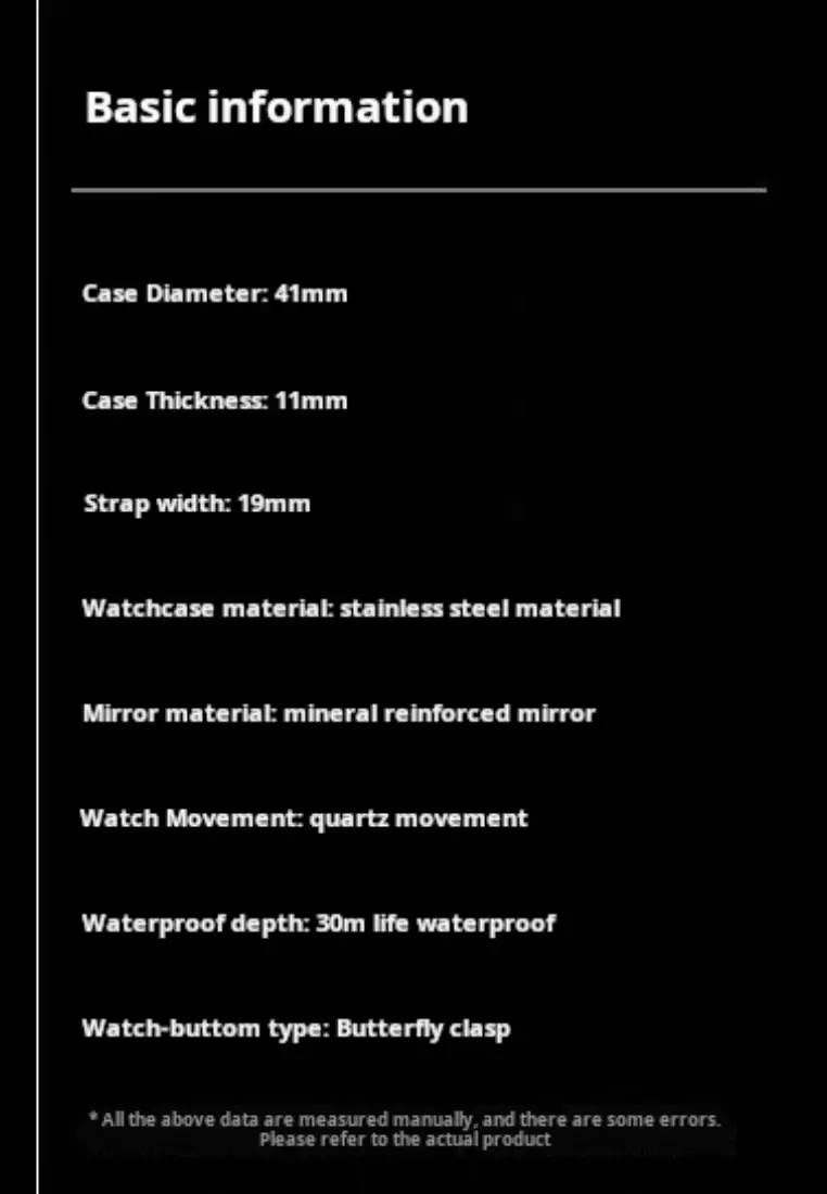 OPCHIC Men's Waterproof Luminous Calendar Korean Quartz Watch 2025 ...