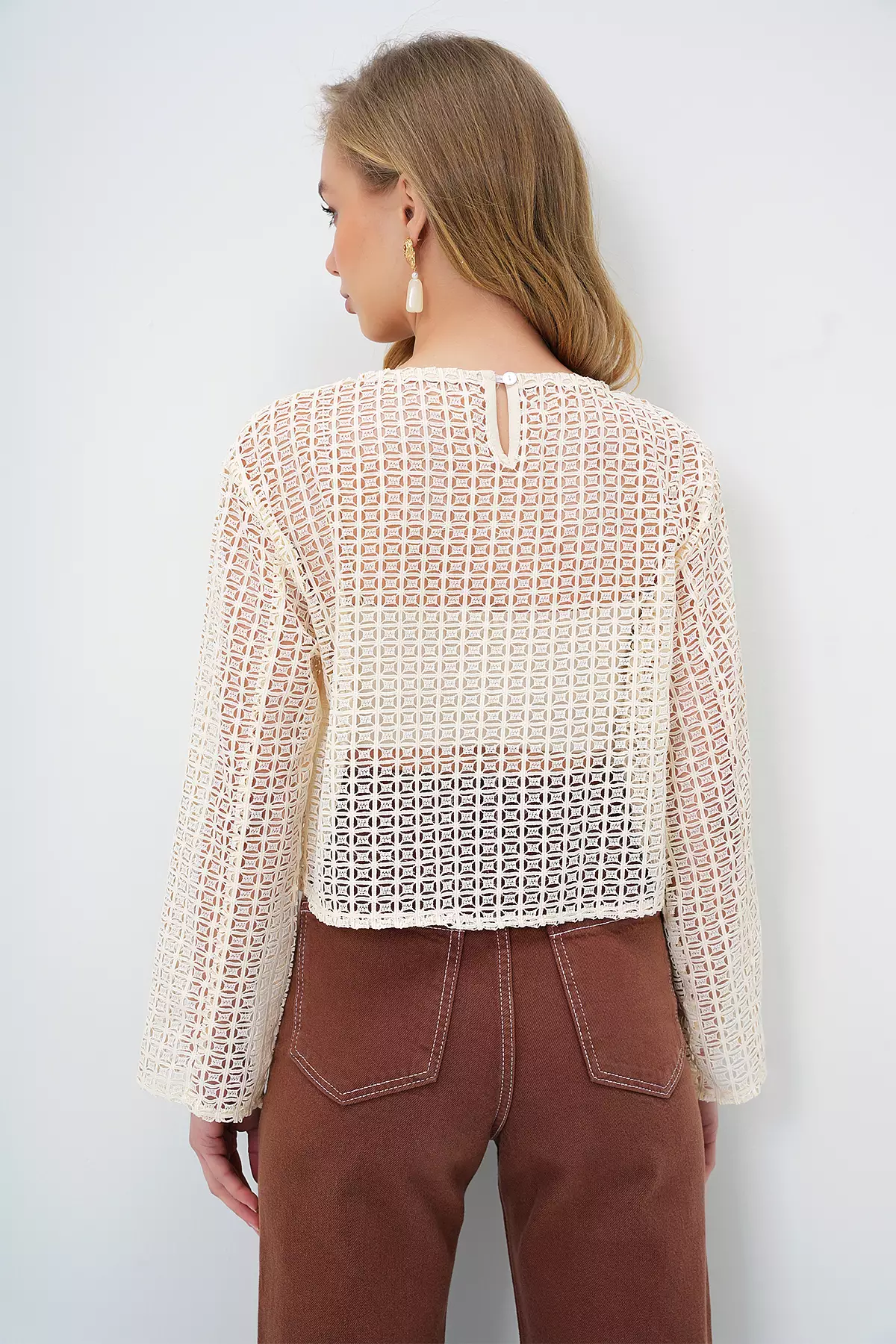 Jual Alacati Openwork Blouse Original 2025 | ZALORA Indonesia