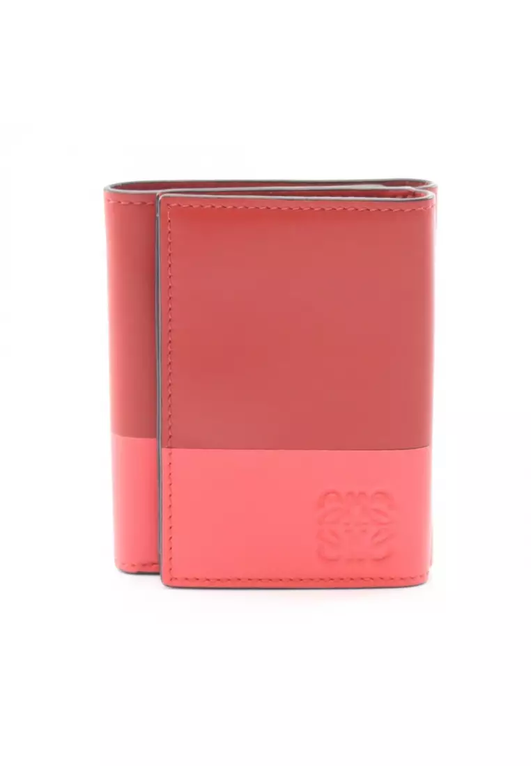 Buy LOEWE Pre-Loved LOEWE Trifold wallet trifold long wallet leather ...