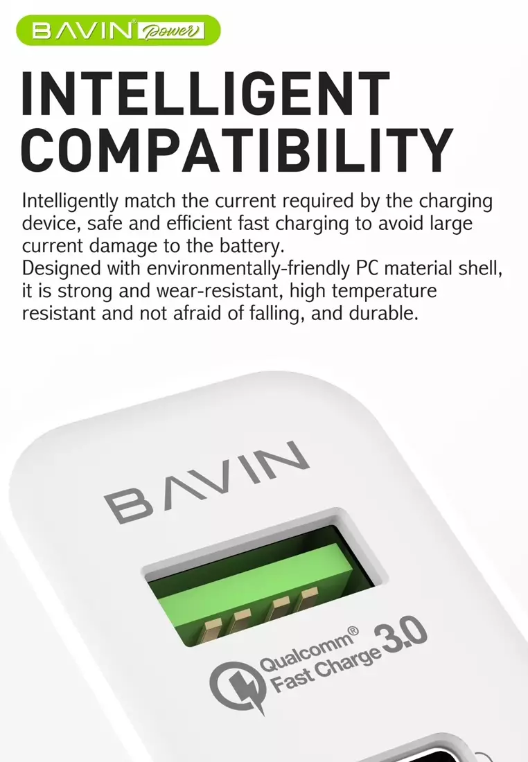 Buy BAVIN PC350 20W PD Fast Charger Phone Charger Adapter for iPhone 12 ...