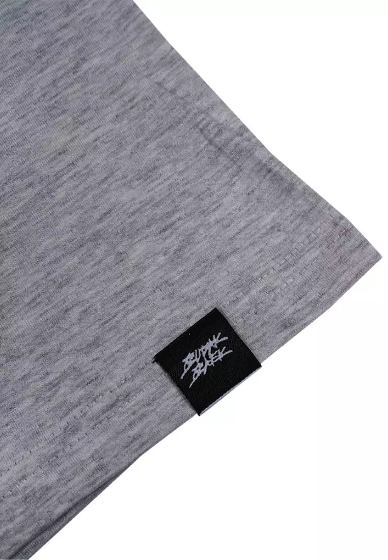 Buy Budak Baek Budak Baek Raya Kiut Tupat Short Sleeve Tee - Light Grey ...