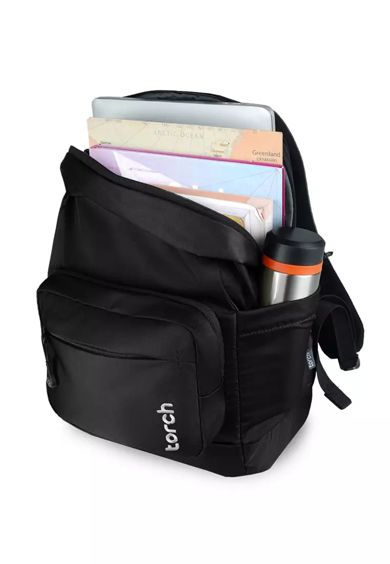 Jual TORCH.ID Torch Samata Black Backpack Original 2025 | ZALORA ...
