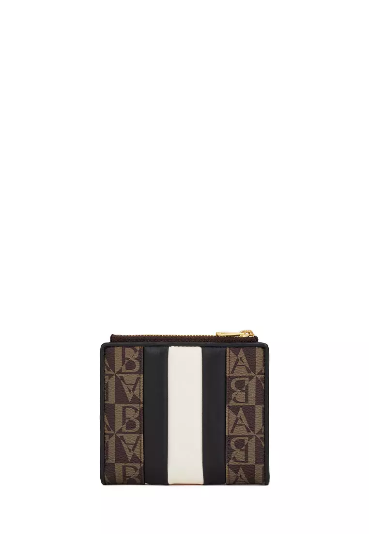 線上選購 BONIA Black Eugenia Monogram Bifold Short Wallet | ZALORA 台灣