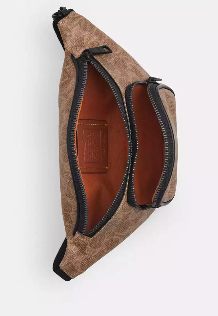 Buy COACH Travis Belt Bag 30 In Signature Canvas Online | ZALORA Malaysia