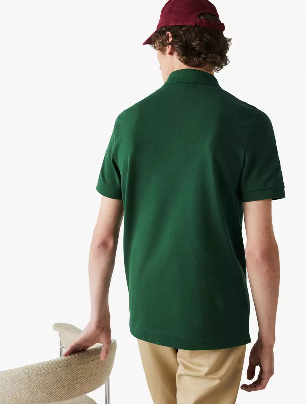 Jual Lacoste Mens Lacoste Paris Polo Shirt Regular Fit Stretch Cotton