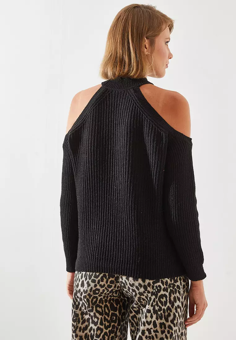Buy Bianco Lucci Cold Shoulder Knit Top 2025 Online | ZALORA Philippines