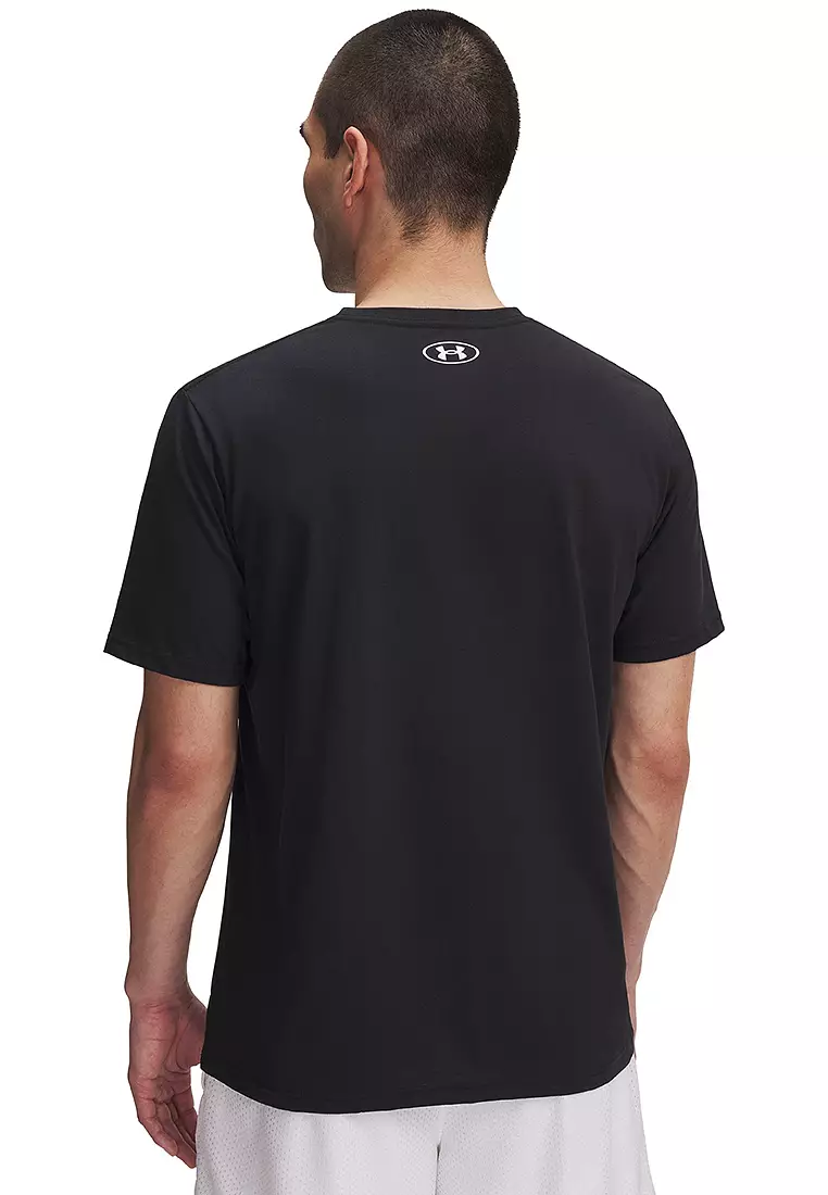 Buy Under Armour Printed Woven Label Short Sleeves T-Shirt 2026 Online ...