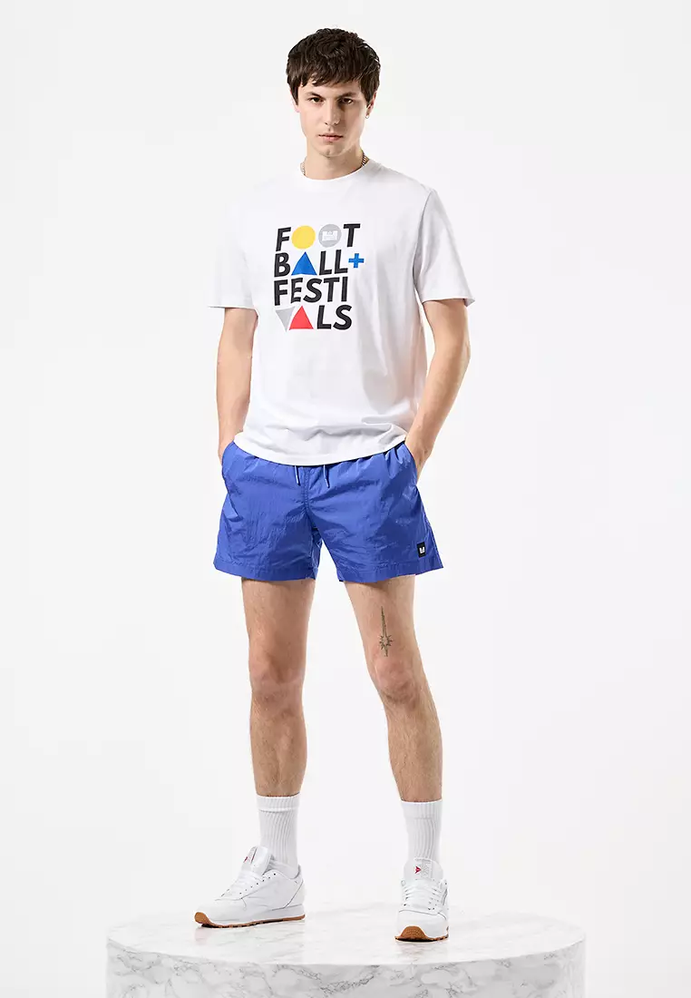 Jual Weekend Offender MENS WHITE FOOTBALL + FESTIVALS TEE GRAPHIC TEE ...