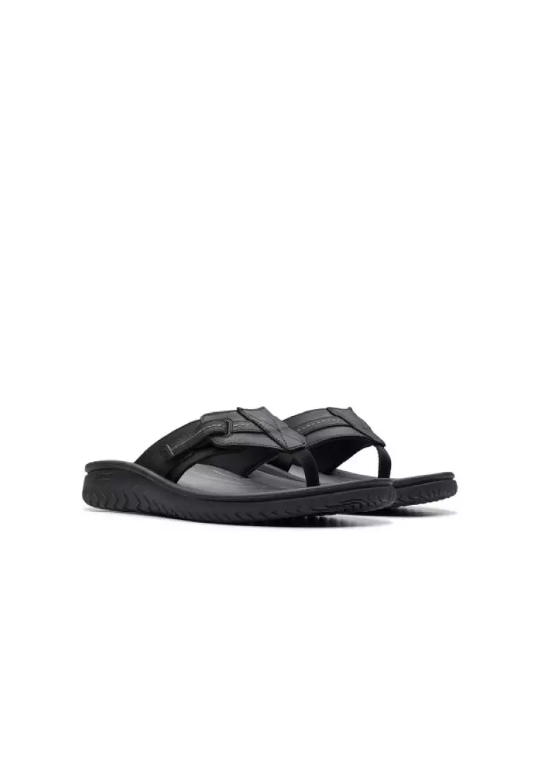 Buy CLARKS Wesley Sun Black Leather Mens Casual Shoes 2026 Online | ZALORA