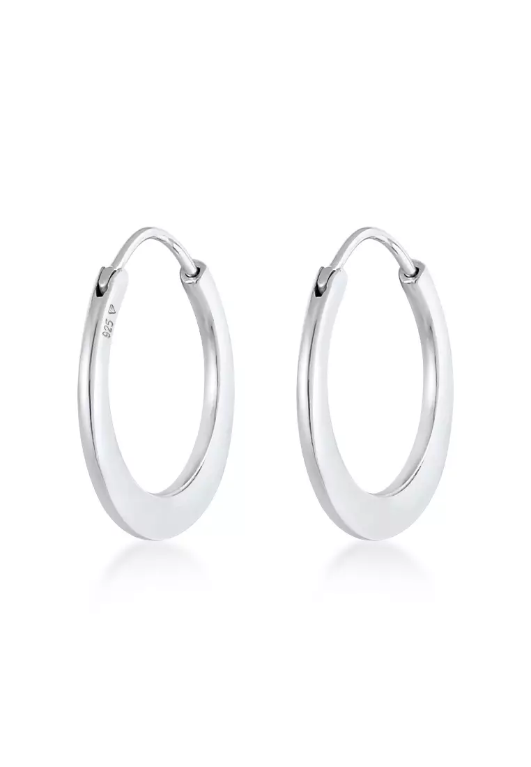 Buy ELLI GERMANY Teardrop Hoops – 925 Silver 2026 Online | ZALORA
