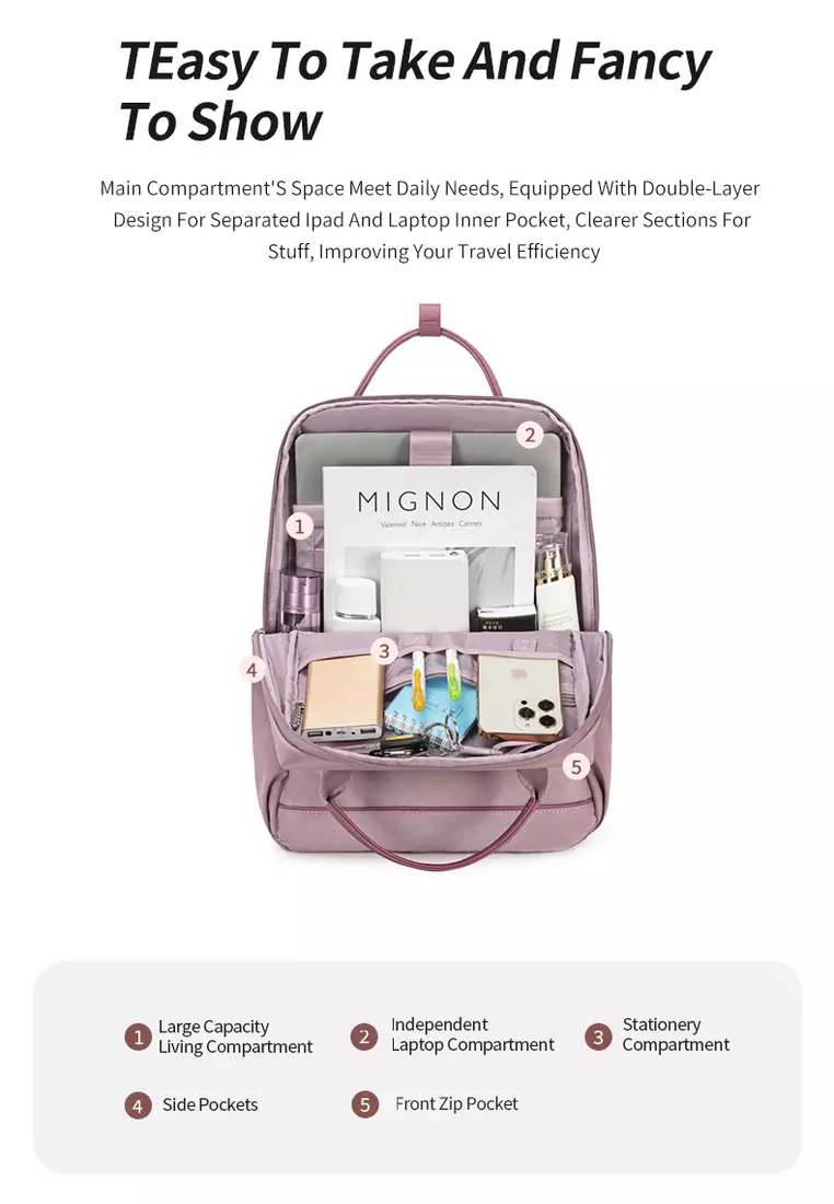 Buy Chantria Versatile Top Handle 15.6 Laptop Compartment Waterproof ...