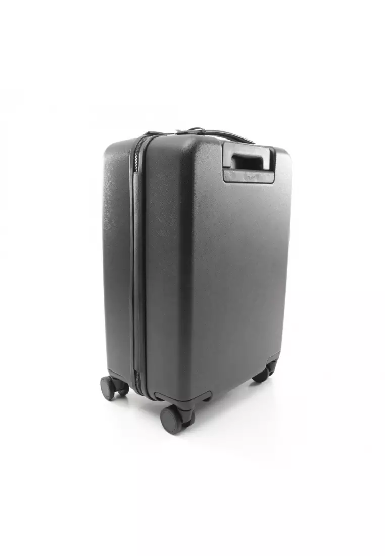 Buy Prada Pre-Loved Prada triangle logo carry case suitcase ...