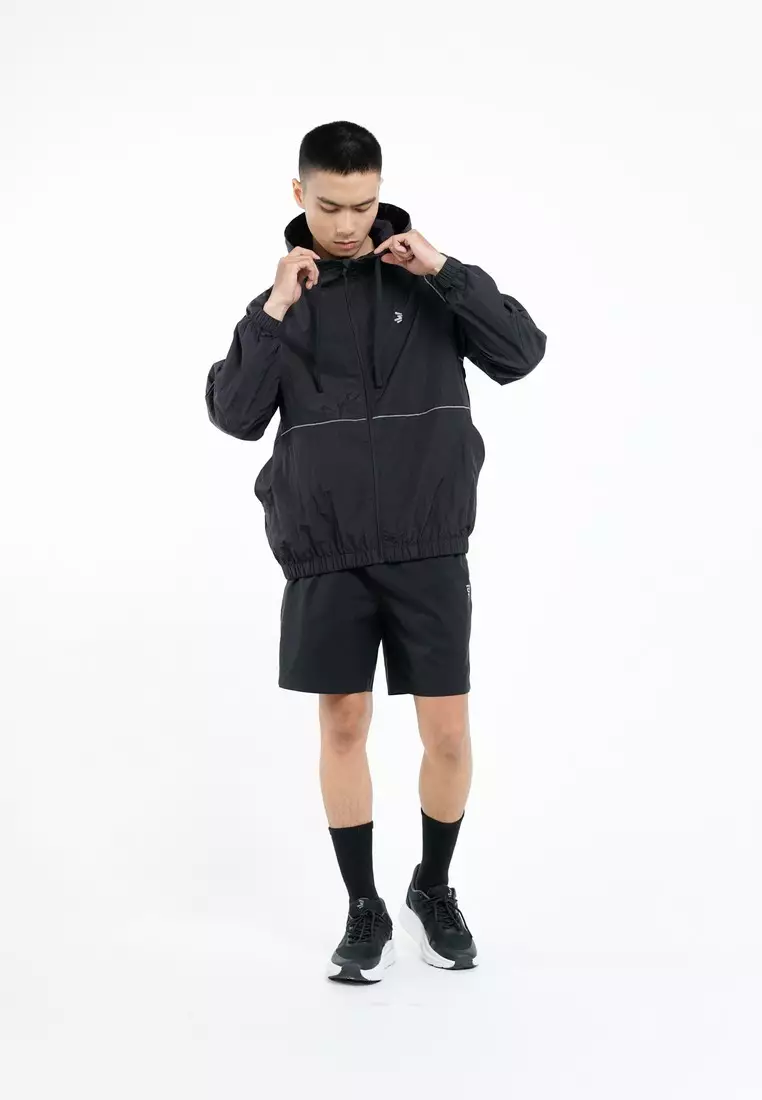Jual 3SECOND 3Second Men's Jacket Zipper Hoodie Regular Fit Taslan ...