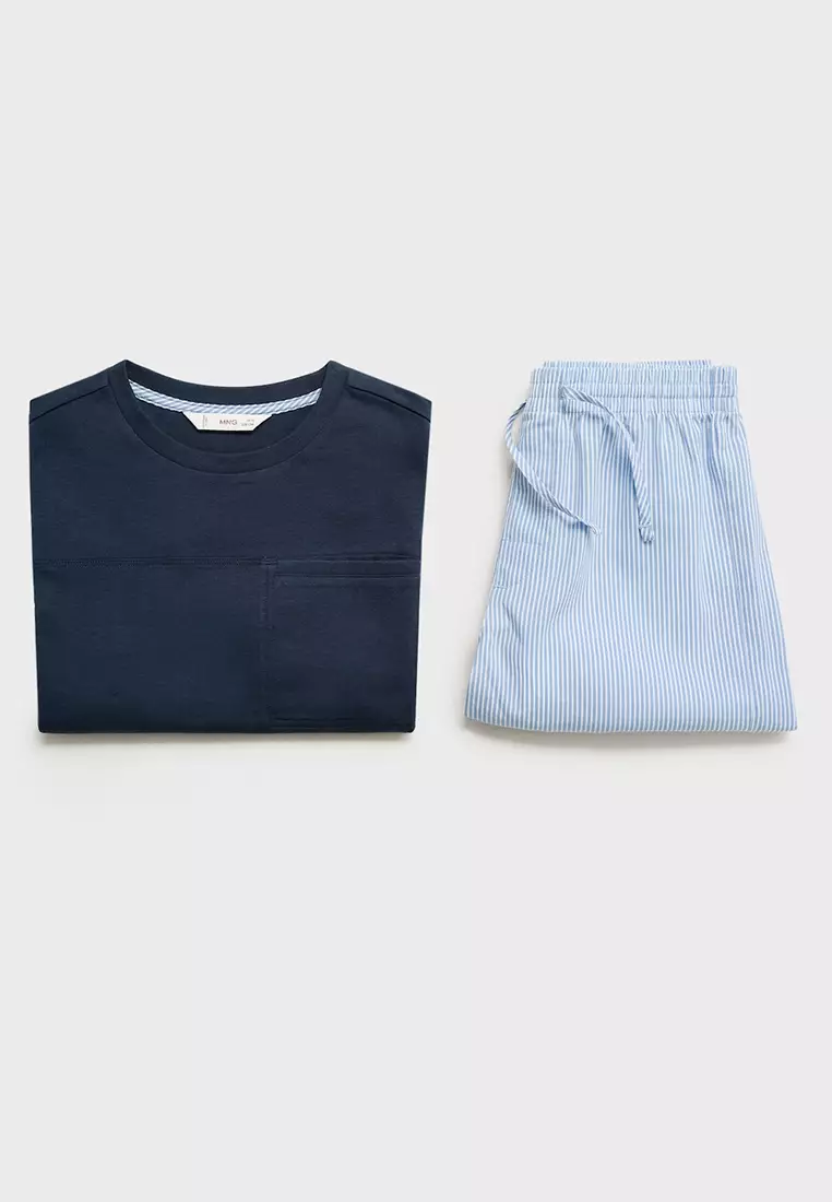 Buy MANGO KIDS Striped Short Pyjamas 2025 Online | ZALORA Philippines