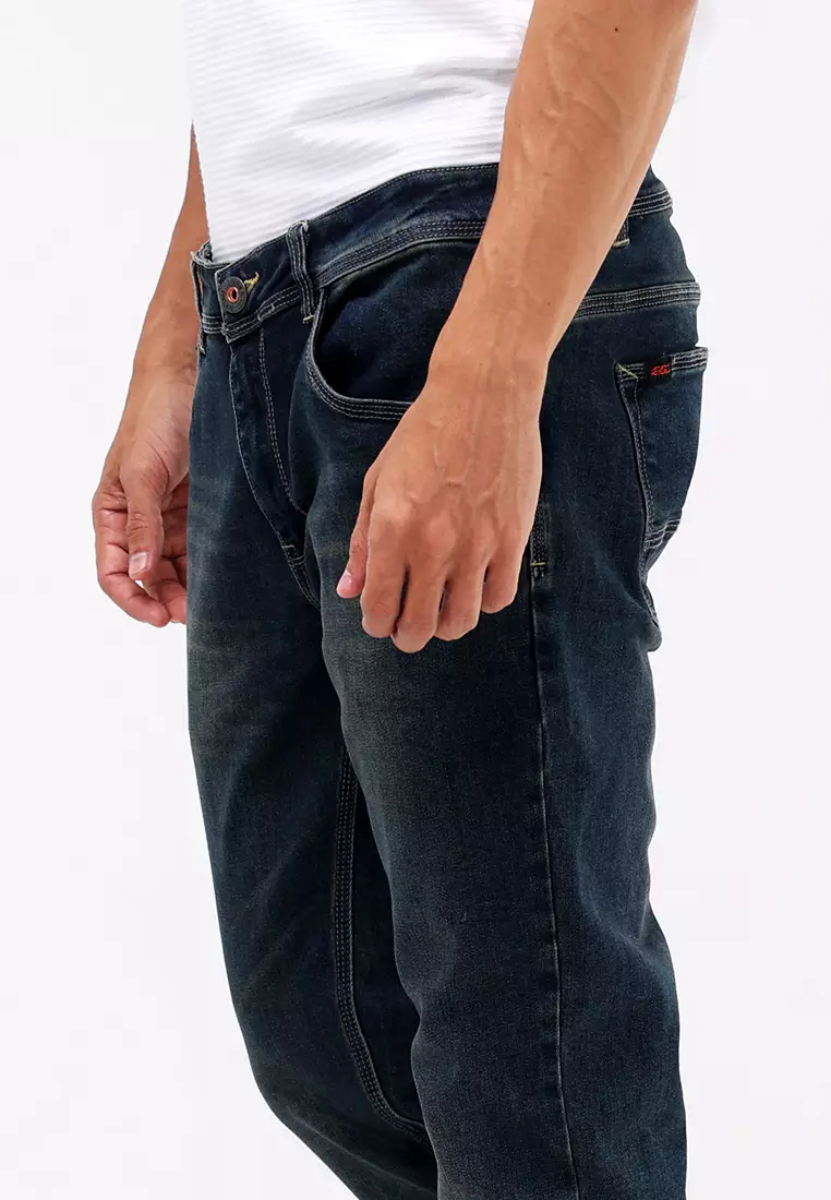 Buy Ego Denim Slim Tapered Fit Stretch Jeans 2025 Online | ZALORA ...
