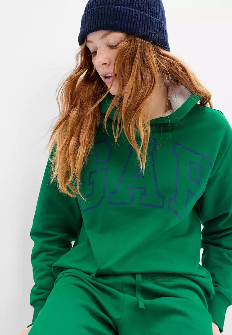 Gap womens sherpa lined hoodie store