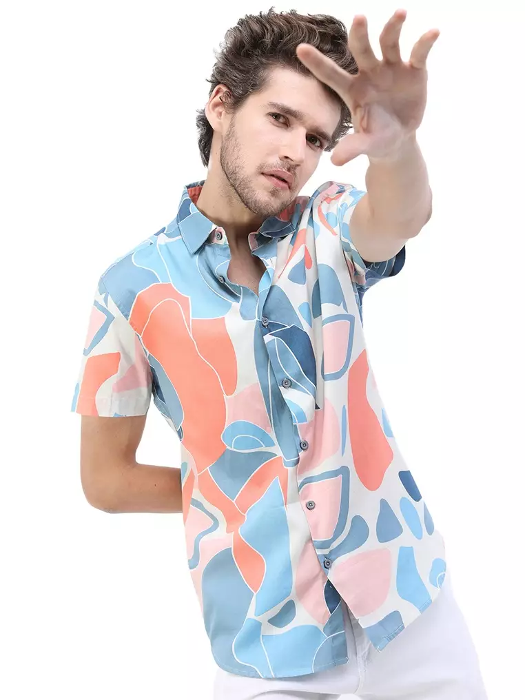 線上選購 HIGHLANDER Pink Slim Fit Shirt | ZALORA 台灣