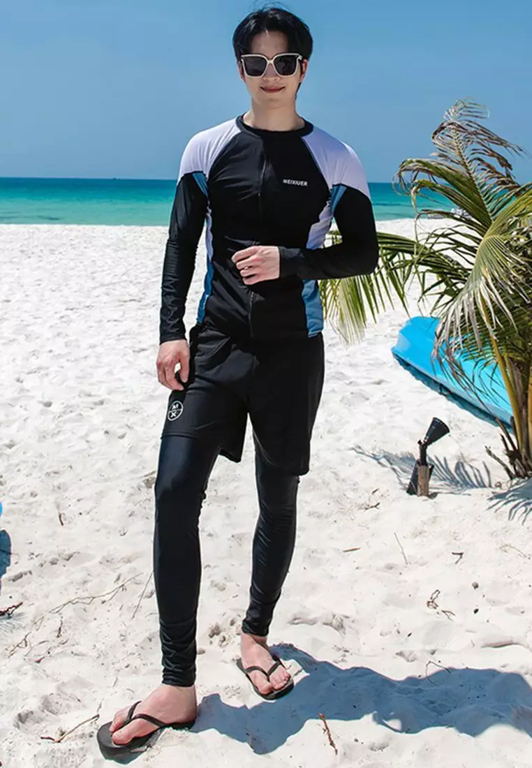 Buy LYCKA LLL3060 Korean Style Men Rash Guard 3-Pieces Set Multi 2024 ...